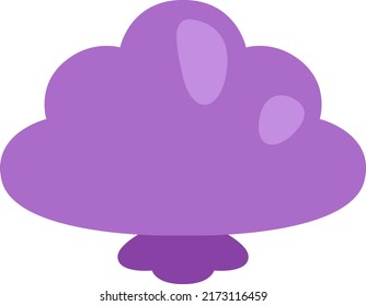 Purple Sea Shell Illustration Vector On Stock Vector (Royalty Free ...