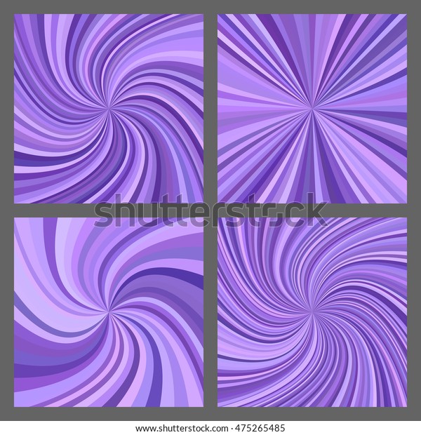 Purple Spiral Ray Burst Background Design Stock Vector (Royalty Free ...