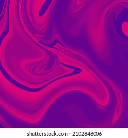 Purple Violet Color Psychedelic Fluid Art Stock Vector (Royalty Free ...