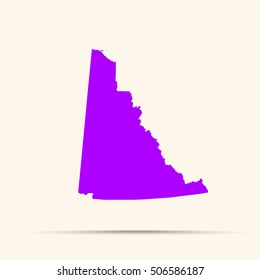Purple Yukon Map Illustration: เวกเตอร์สต็อก (ปลอดค่าลิขสิทธิ์ ...
