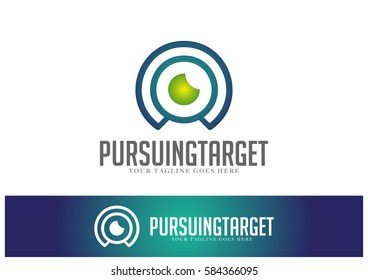 Pursuing Target Logo Template Design Vector Stock Vector (Royalty Free ...