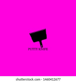 Putty Knife Icon Sign Signifier Vector Stock Vector (Royalty Free ...