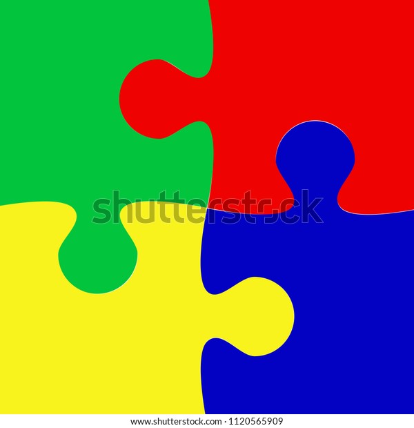 Puzzle Background Jigsaw Backdrop Web Site Stock Vector (Royalty Free ...