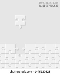 Puzzle Banner Presentation Background Abstract Puzzle Stock ...