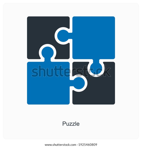 Puzzle Complications Icon Concept Stock Vector (Royalty Free ...