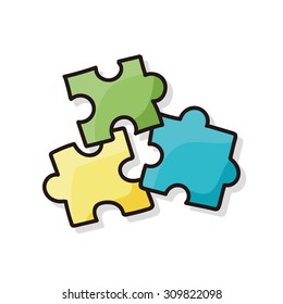 2,942 Puzzle piece doodle Images, Stock Photos & Vectors | Shutterstock