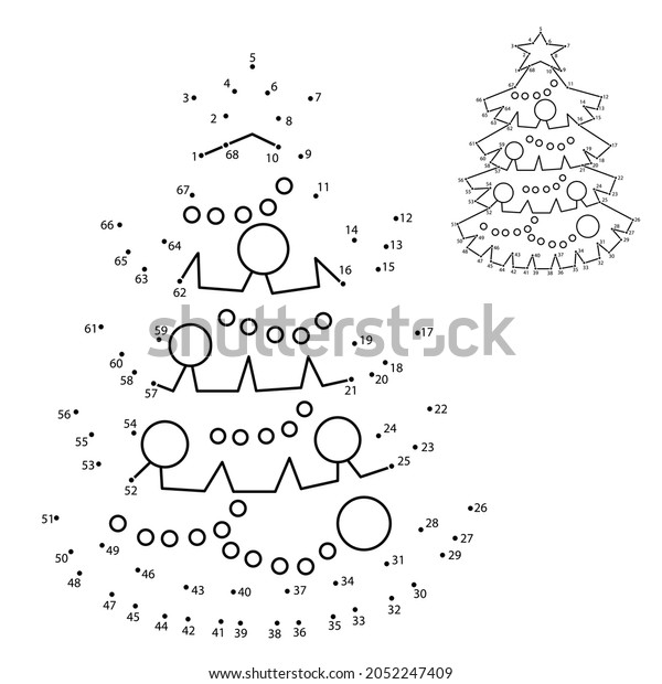 Puzzle Game Kids Numbers Game Coloring Stock Vector (Royalty Free ...