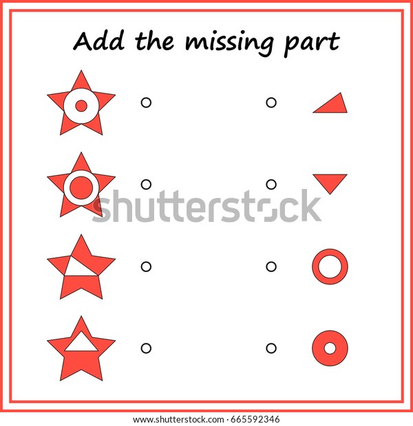 Puzzle Game Visual Educational Game Children Stock Vector (Royalty Free ...