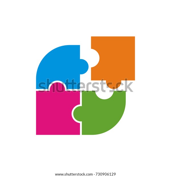 Puzzle Logo Design Template Vector Stock Vector (Royalty Free ...