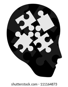 Puzzle Man Stock Vector (Royalty Free) 111164873 | Shutterstock