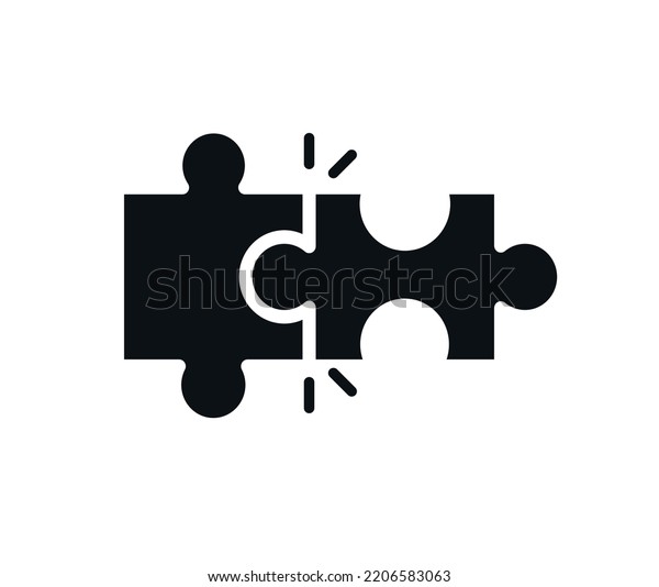 Puzzle Piece Logo Team Building Concept Stock Vector (Royalty Free ...