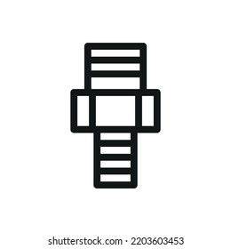 Pvc Pipe Adapters Isolated Icon Plumbing Stock Vector (Royalty Free ...