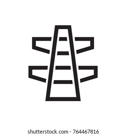 Pylon Icon Illustration Isolated Vector Sign Stock Vector (Royalty Free ...