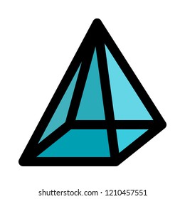 Pyramid Apex Point Stock Vector (Royalty Free) 1210457551 | Shutterstock