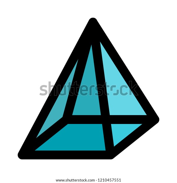 Pyramid Apex Point Stock Vector (Royalty Free) 1210457551 | Shutterstock