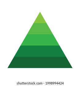 Pyramid Chart Graph Infographics Diagram Icon Stock Vector (Royalty ...