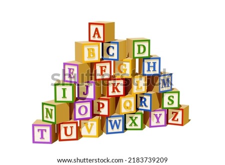 Alphabet Blocks Clipart | Free download on ClipArtMag