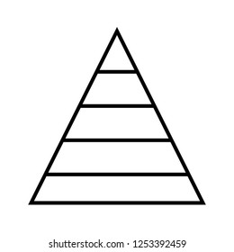 Pyramid Graph Line Black Icon Stock Vector (Royalty Free) 1253392459 ...
