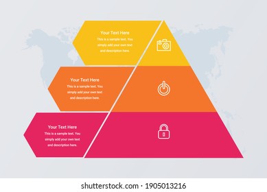 Pyramid Infographics Chart Diagram Vector Image Stock Vector (Royalty ...