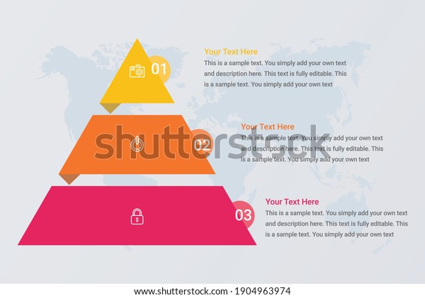 Pyramid Infographics Chart Diagram Vector Image Stock Vector (Royalty ...