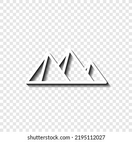 Pyramid Logo Simple Icon Vector Flat Stock Vector (Royalty Free ...