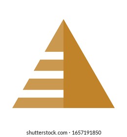 Pyramid Logo Template Vector Ilustration Stock Vector (Royalty Free ...