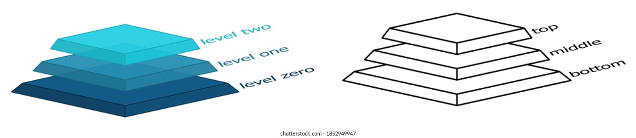 220 3d pyramid 4 layers Images, Stock Photos & Vectors | Shutterstock