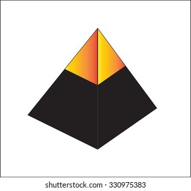 Pyramid Pyramidion Stock Vector (Royalty Free) 330975383 | Shutterstock