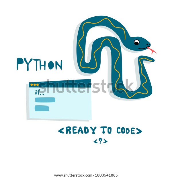 Python Code Language Sign Programming Coding Stock Vector Royalty Free 1803541885 Shutterstock