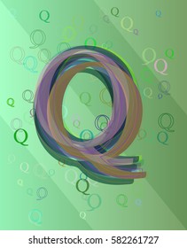Q Alphabet Background Idea Stock Vector (Royalty Free) 582261727 ...