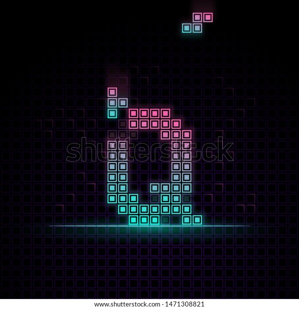 Q Alphabet Pixel Art 8bit Game Stock Vector (Royalty Free) 1471308821 ...