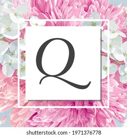 Q Alphabet Spring Background Stock Vector (Royalty Free) 1971376778 ...