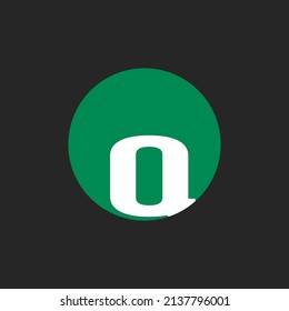 Q Letter Iconic Logo Vector Illustration Stock Vector (Royalty Free ...