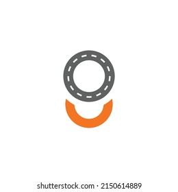 Q Letter Road Creative Logo Design Stock Vector (Royalty Free ...
