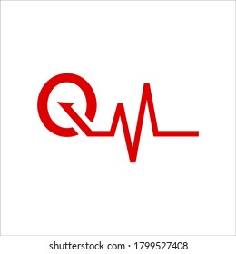 Q Medical Logo Design Vector Sign Stock Vector (Royalty Free ...