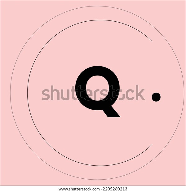 Q Name Logo Use Wallpaper Stock Vector (Royalty Free) 2205260213 ...