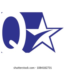 Q Star Letter Vector Logo Stock Vector (Royalty Free) 1084182731 ...