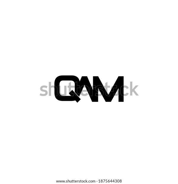 Qam Letter Original Monogram Logo Design Stock Vector (Royalty Free ...