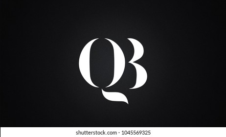 Qb Letter Logo Design Template Vector Stock Vector (Royalty Free ...