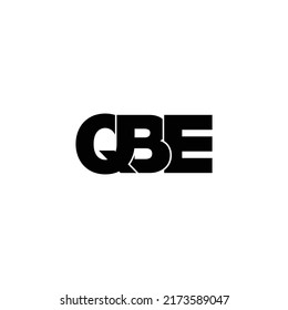 Qbe Letter Monogram Logo Design Vector Stock Vector (Royalty Free ...