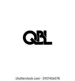 Qbl Letter Original Monogram Logo Design Stock Vector (Royalty Free ...