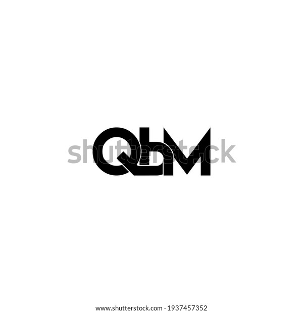 Qbm Letter Original Monogram Logo Design Stock Vector (Royalty Free ...