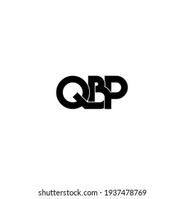 Qbp Letter Original Monogram Logo Design Stock Vector (Royalty Free ...