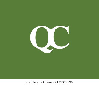 Qc Logo Design Vector Template Stock Vector (Royalty Free) 2171043325 ...