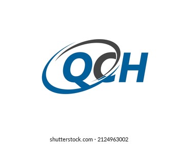 Qch Letter Creative Modern Elegant Swoosh Stock Vector (Royalty Free ...