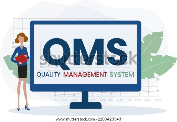 Qms Quality Management System Acronym Business Stock Vector (Royalty ...