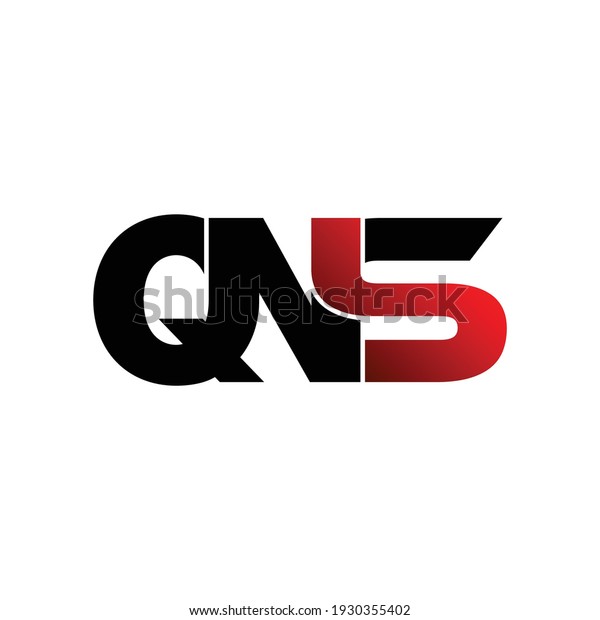 Qns Letter Monogram Logo Design Vector Stock Vector (Royalty Free ...