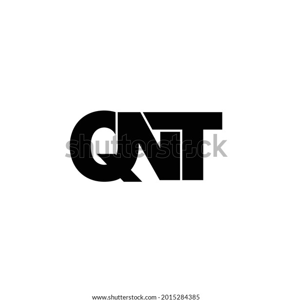Qnt Letter Monogram Logo Design Vector Stock Vector (Royalty Free ...