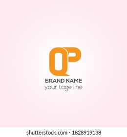 Qp Business Vector Logo Design Qp Stock Vector (Royalty Free) 1828919138