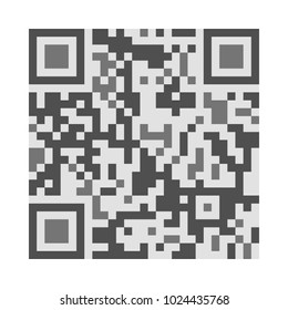 Qrcode Digital Barcode Stock Vector (Royalty Free) 1243133053 ...